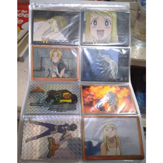 Jual kartu full metal alchemist set fma original card 26 kartu bandai ...