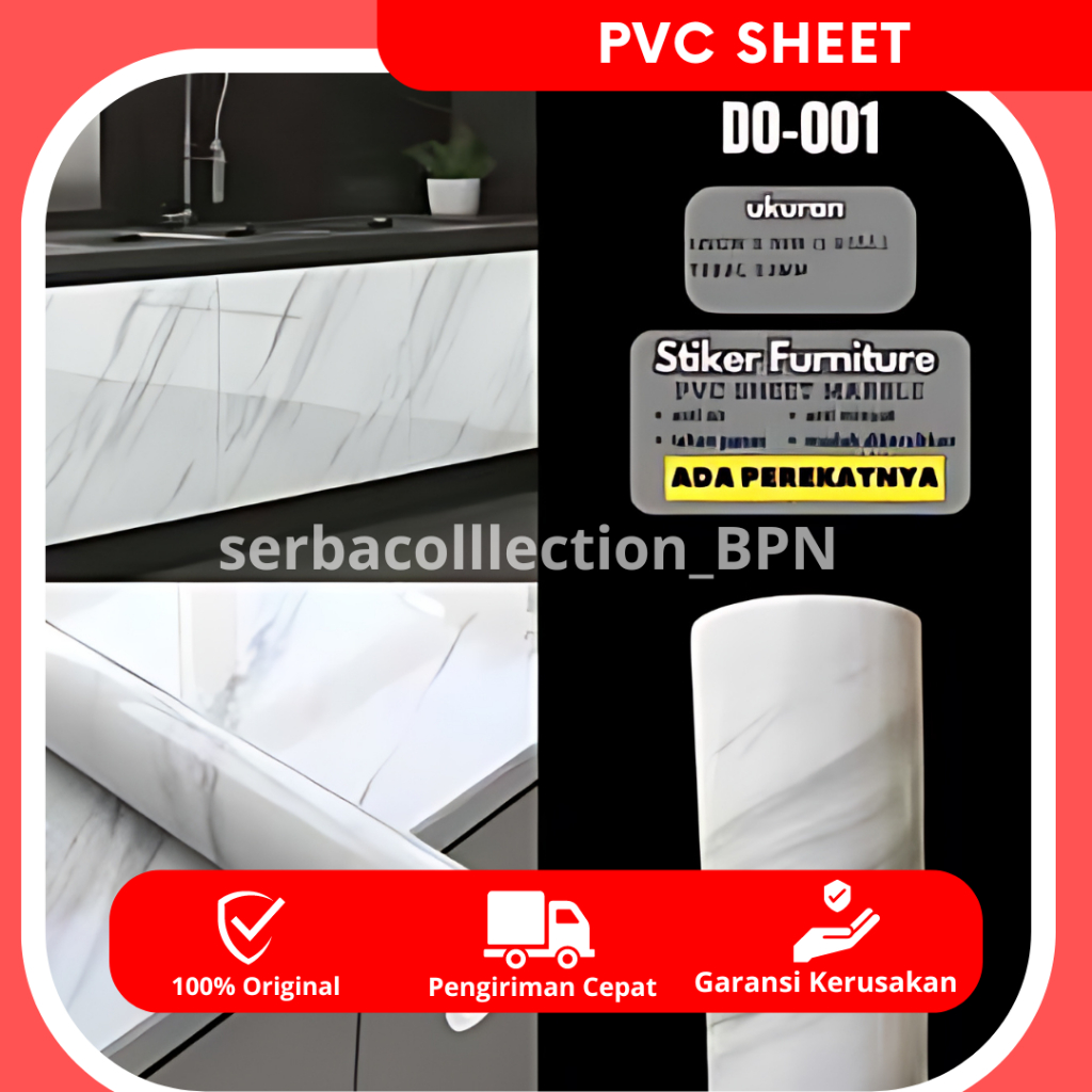 Jual PVC SHEET (Sudah ada Lem)/Deco Sheet pelapis furniture/ sticker ...