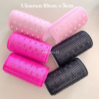 Jual Roll rambut PREMIUM ROLL BESI STAINLES JUMBO 5 CM / hair roller ...
