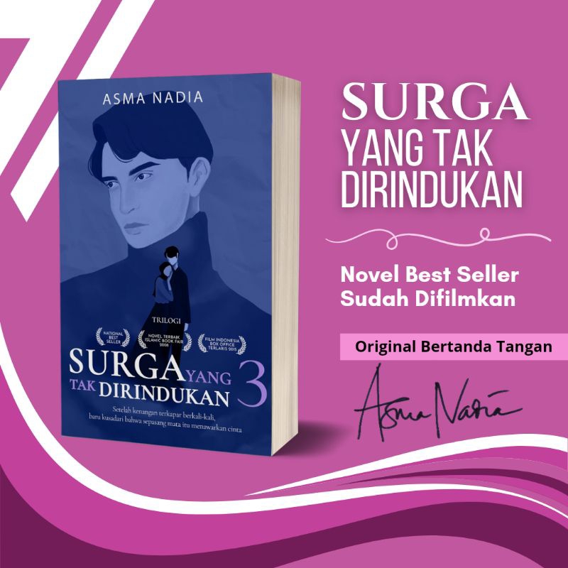 Jual Novel Surga yang Tak Dirindukan (3) by Asma Nadia | Shopee Indonesia