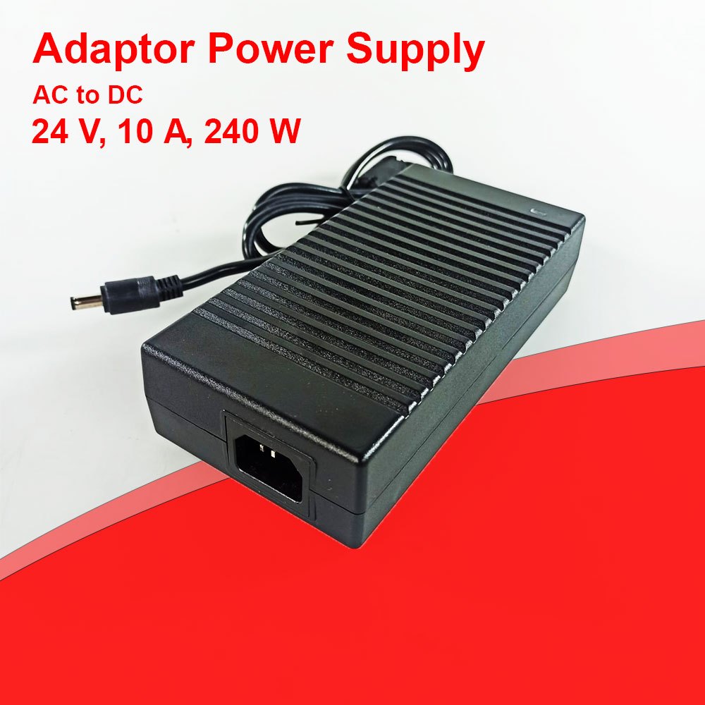Jual Adaptor Power Supply 24V 10A Converter AC to DC 240W Listrik ...