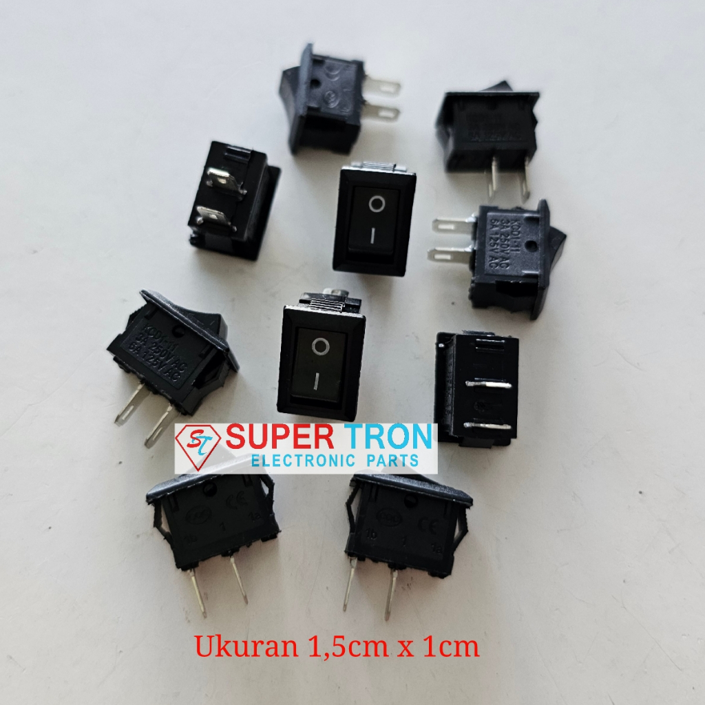Jual Switch Saklar Rocker Kalkulator 2 Kaki Mini On Off | Shopee Indonesia