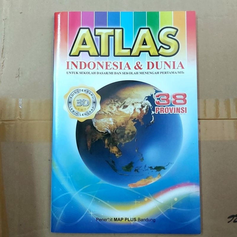 Jual Atlas 38 Provinsi 2024 Ukuran A5 - Atlas Indonesia dan Dunia 34 ...