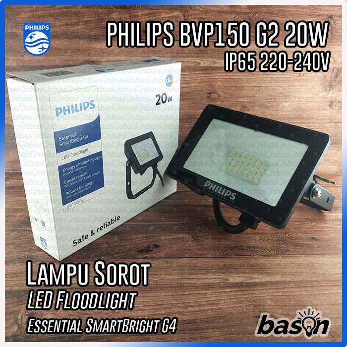 Jual PHILIPS BVP150 20W 1700lm 220V SWB LED Flood Light - Lampu Sorot IP65 | Shopee Indonesia
