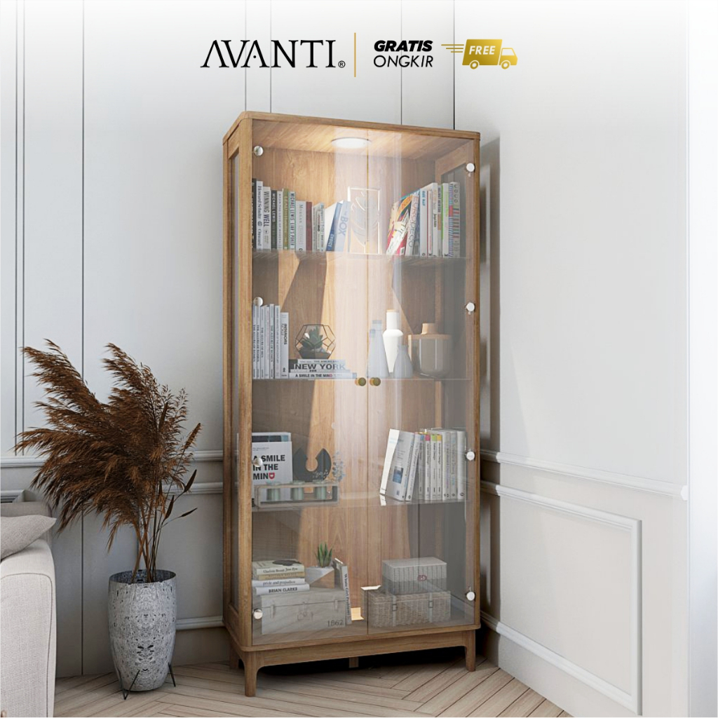 Jual Avanti Lemari Hias Minimalis / Rak Kaca Display / MONZA LH 90 ...