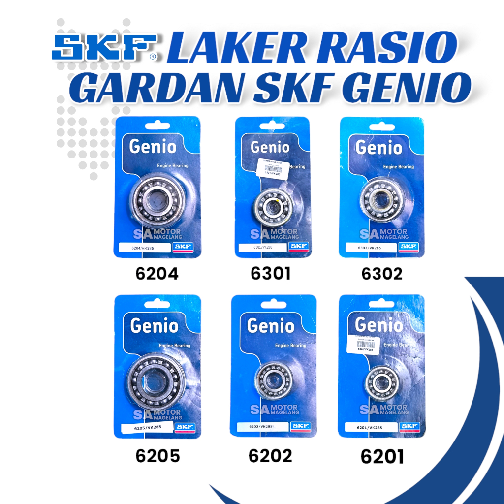 Jual LAKER LAHER BEARING RASIO GARDAN SET 6 PCS VARIO 125 150 PCX 150 ...