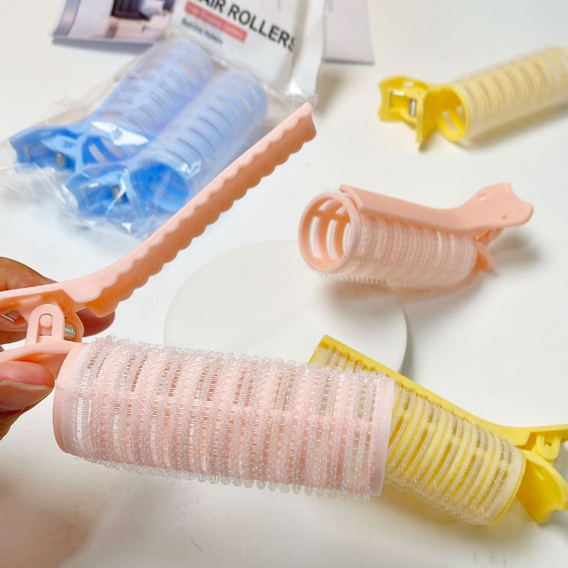 Jual Rol rambut rol poni 2 in 1 roll + penjepit size 3 cm (R18) korea ...