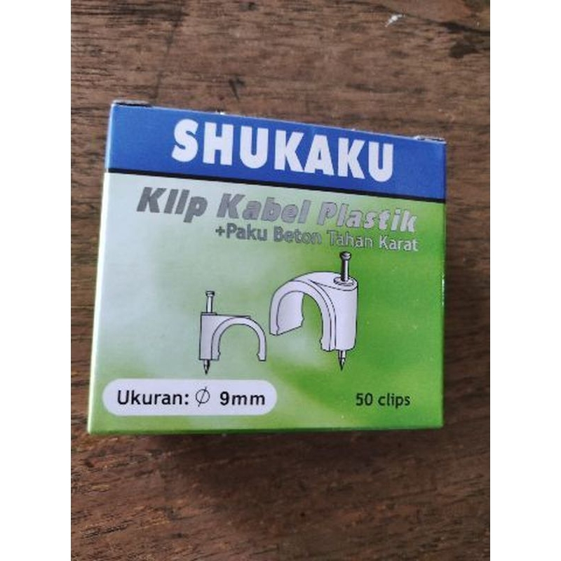 Jual Klip Cable Plastic/ Klem Kabel Listrik Ukuran 9mm SHUKAKU High ...