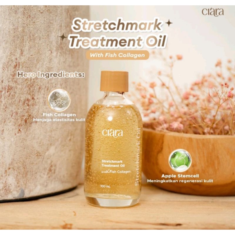 Jual CIARA STRETCHMARKS TREATMENT OIL 100ML Memudarkan STRETCHMARKS ...