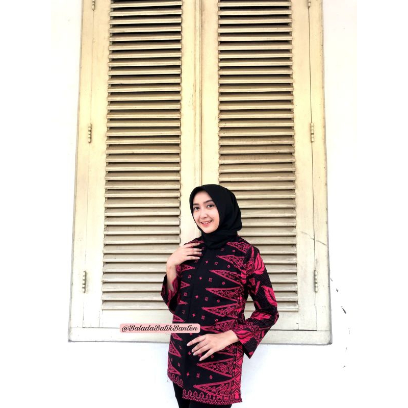 Jual Atasan Batik Baduy Banten motif Tapak kebo Gold | Shopee Indonesia