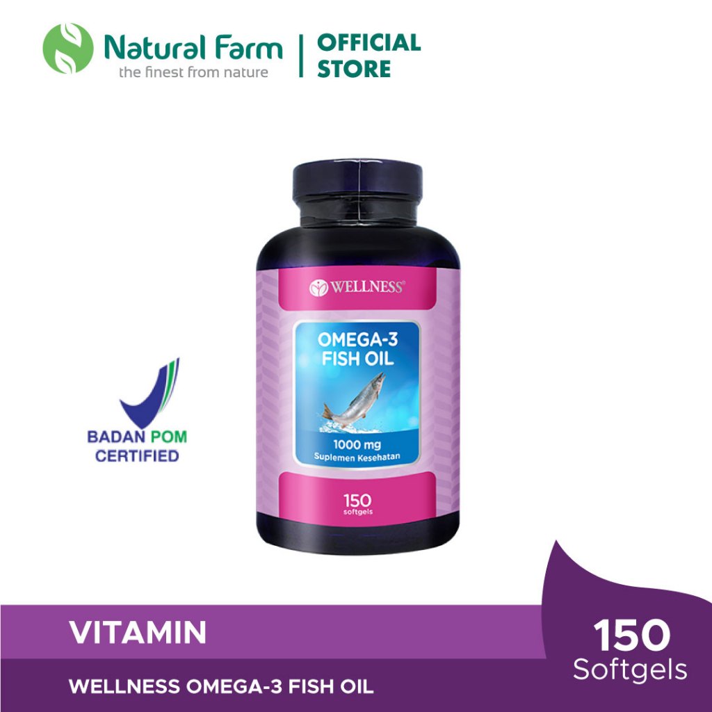 Jual Wellness Omega 3 1000mg - 150 Softgels | Shopee Indonesia