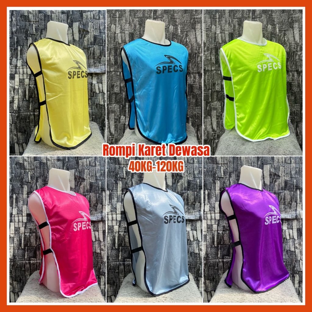 Jual Rompi Bola Karet Cowo Cewe Rompi Latihan Tim Futsal Pakai Karet ...