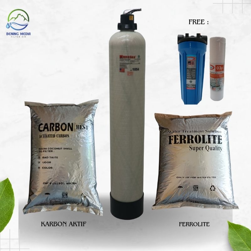 Jual PAKET FILTER AIR SUMUR / RUMAH TANGGA / FILTER AIR BAU / KOTOR ...