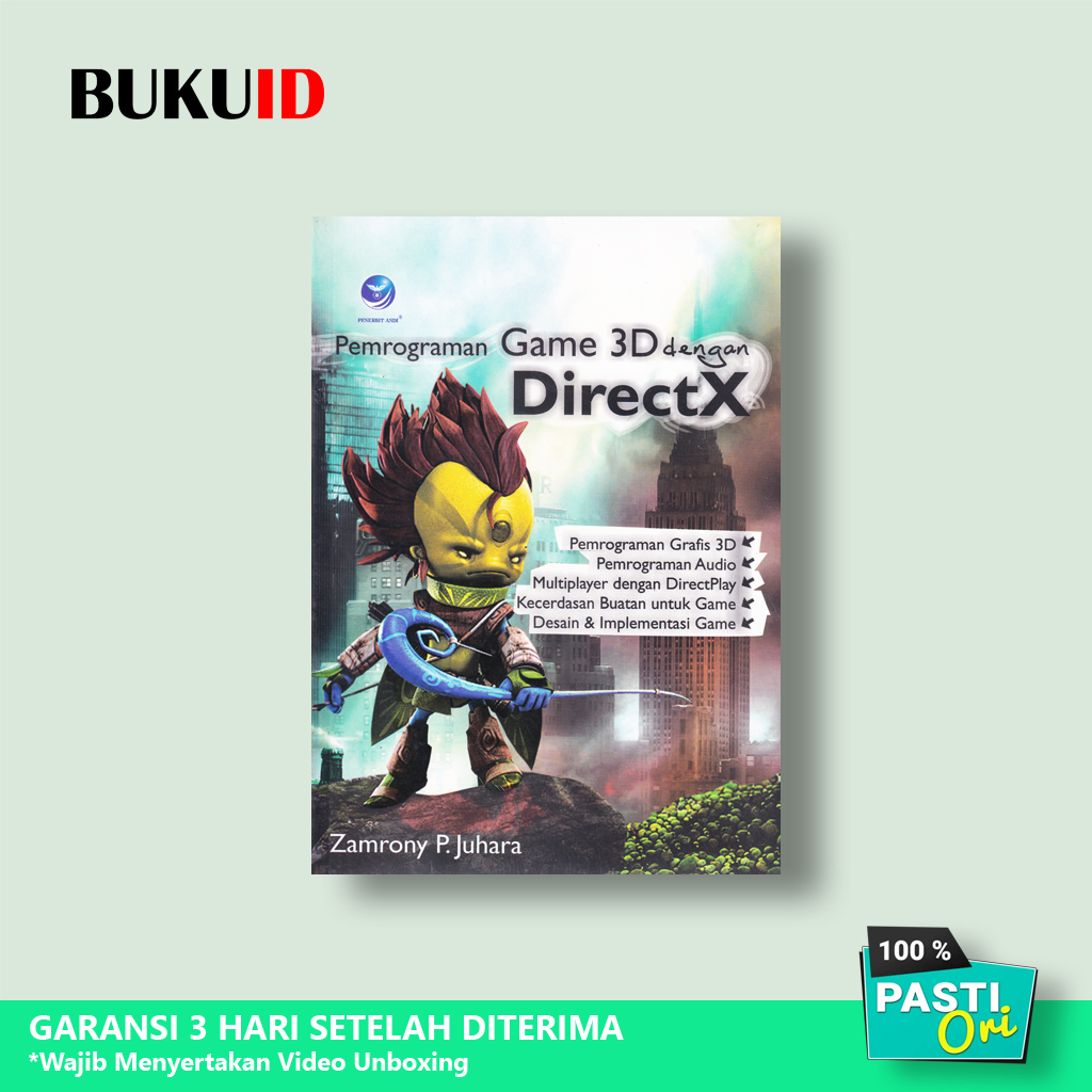 Jual Buku Pemrograman Game 3D dengan DirectX - Zamrony P.Juhara ...