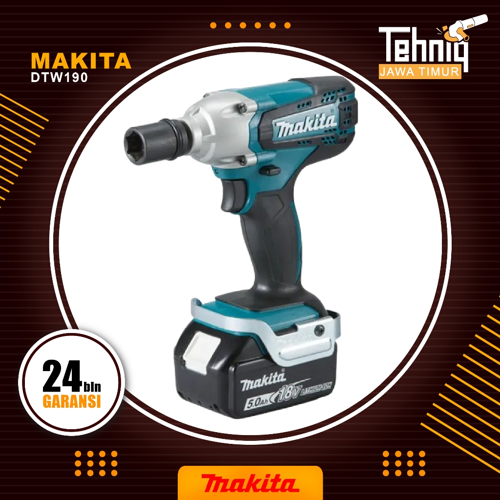 Jual Impact Wrench Makita DTW190 Mesin Cordless drill | Shopee Indonesia