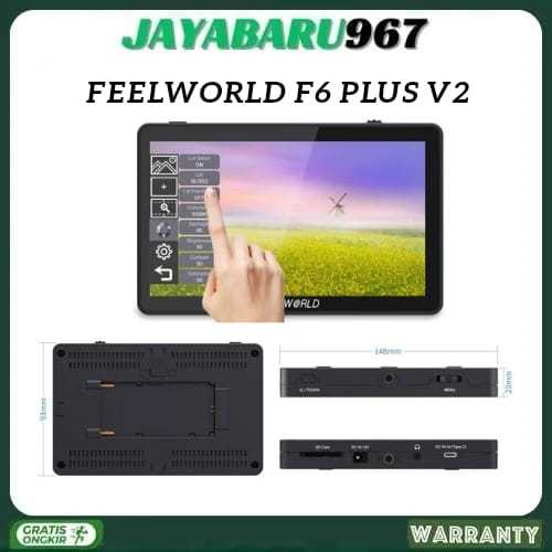 Jual FEELWORLD F6 PLUS 6"& FEELWORLD F6 PLUS V2 4K HDMI MONITOR | Shopee Indonesia