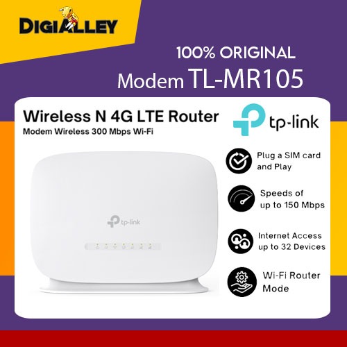 Jual TP LINK TL MR105 Modem Router TPLINK TLMR105 300 Mbps Wireless N ...