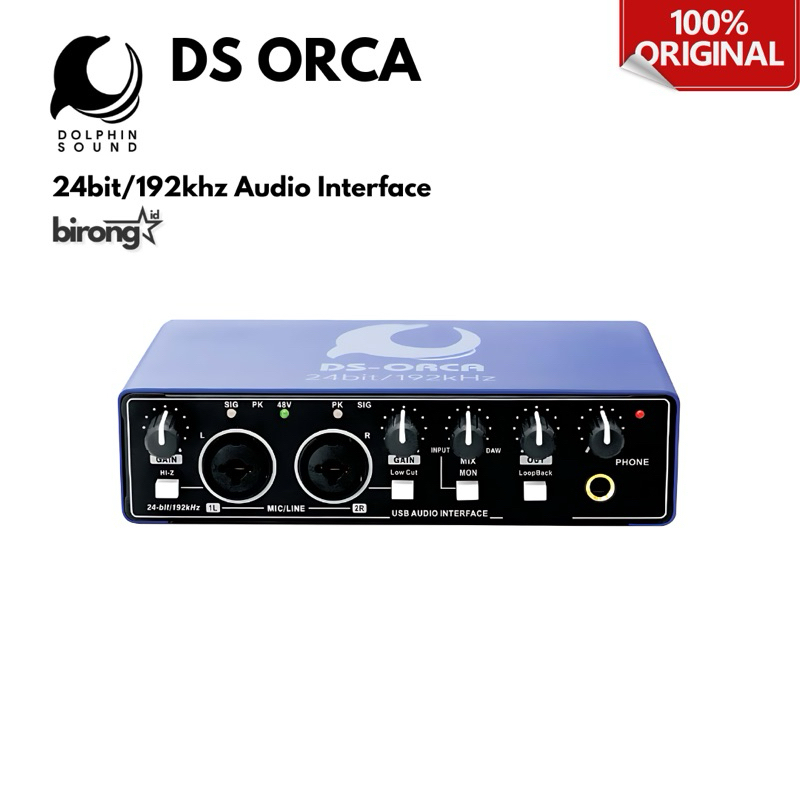 Jual DS Orca MK2 Professional Audio Interface 24bit/192khz | Shopee ...