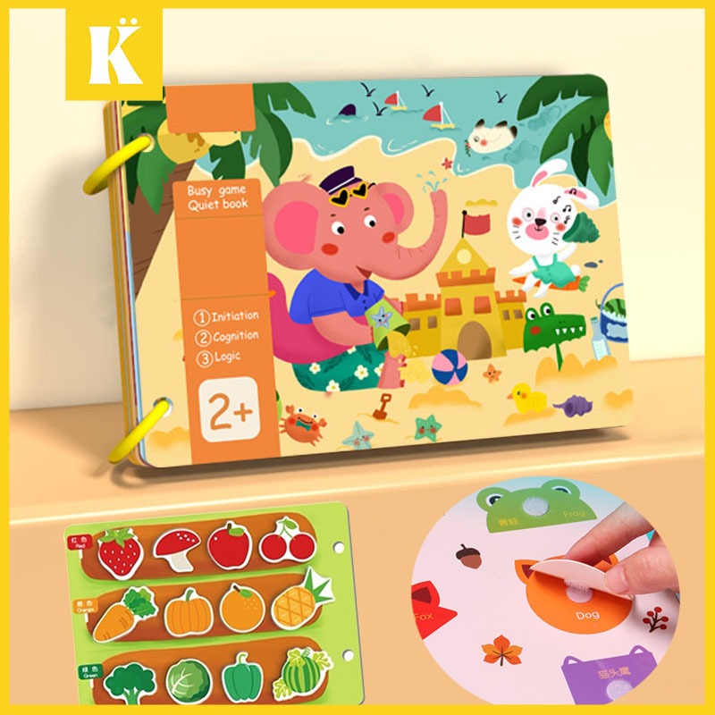 Jual Keeppley Quiet Book Velcro Busy Book Buku Edukasi Anak Buku ...
