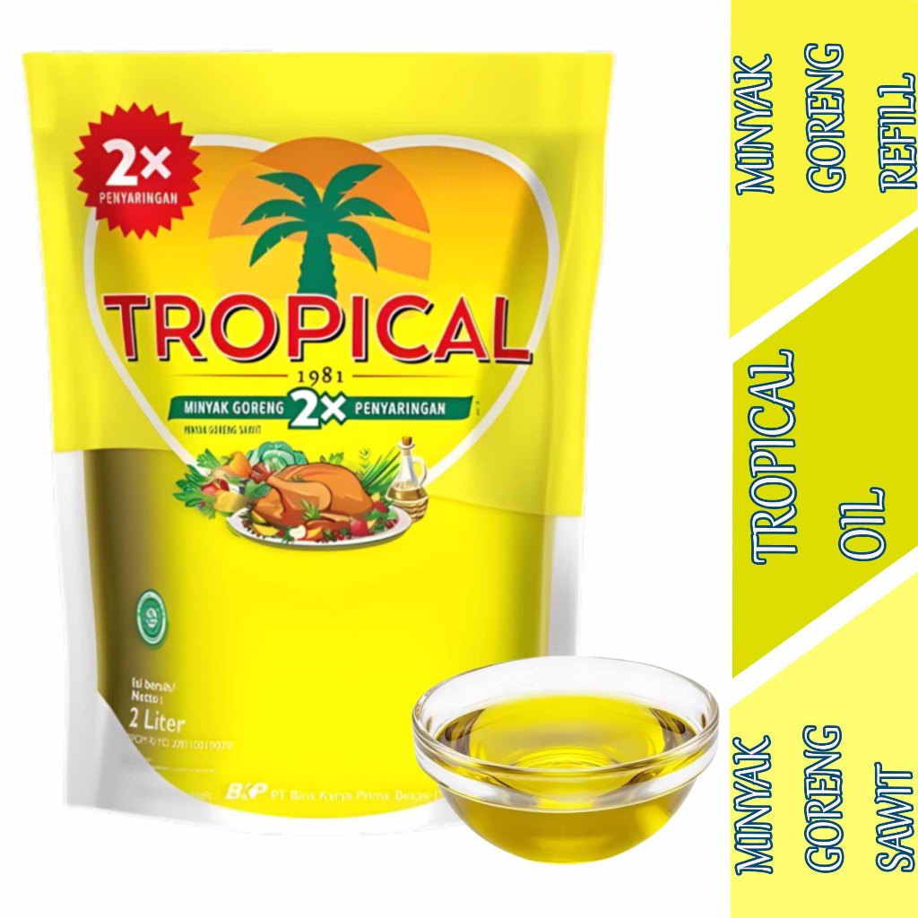 Jual Minyak Goreng Sawit - Tropical Oil - Minyak Goreng Refill - 2 ...