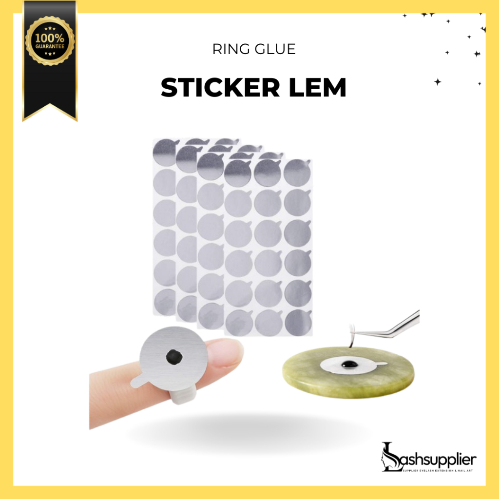 Jual Sticker Ring Glue Eyelash Extension / Stiker Lem eyelash | Shopee ...