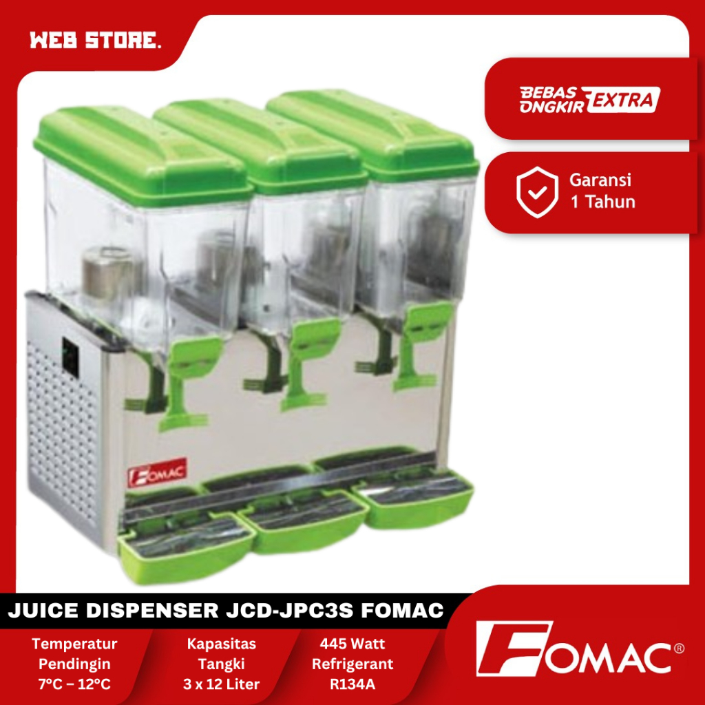 Jual Jus Dispenser 3 Tank / Juice Dispenser 3 Tabung Mesin Pendingin ...