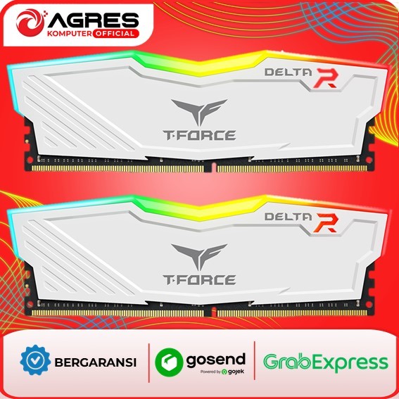 Jual TEAM T-FORCE DELTA RAM LONGDIMM DDR4 32GB (16GBX2) 3600MHZ RGB ...