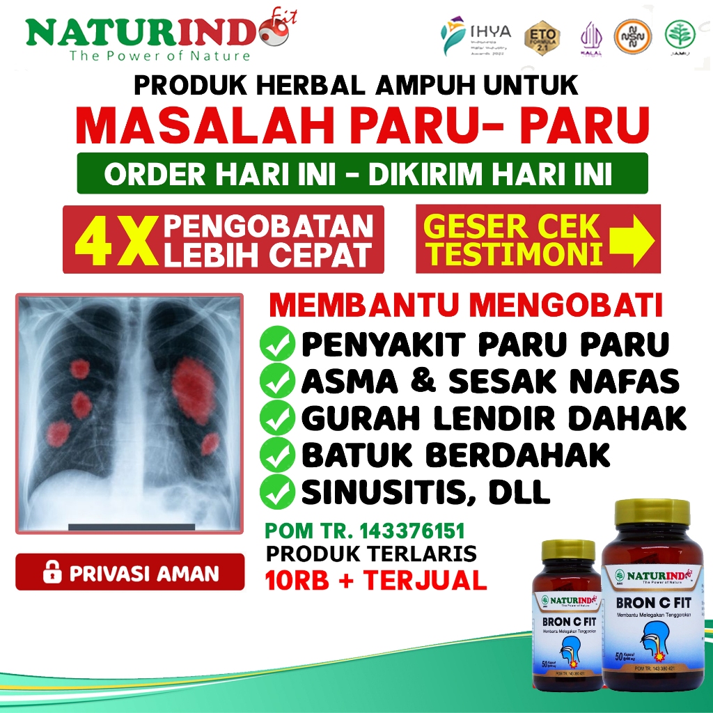 Jual Obat Paru Paru Paling Ampuh Sesak Nafas Asma Batuk Berdahak Kering ...