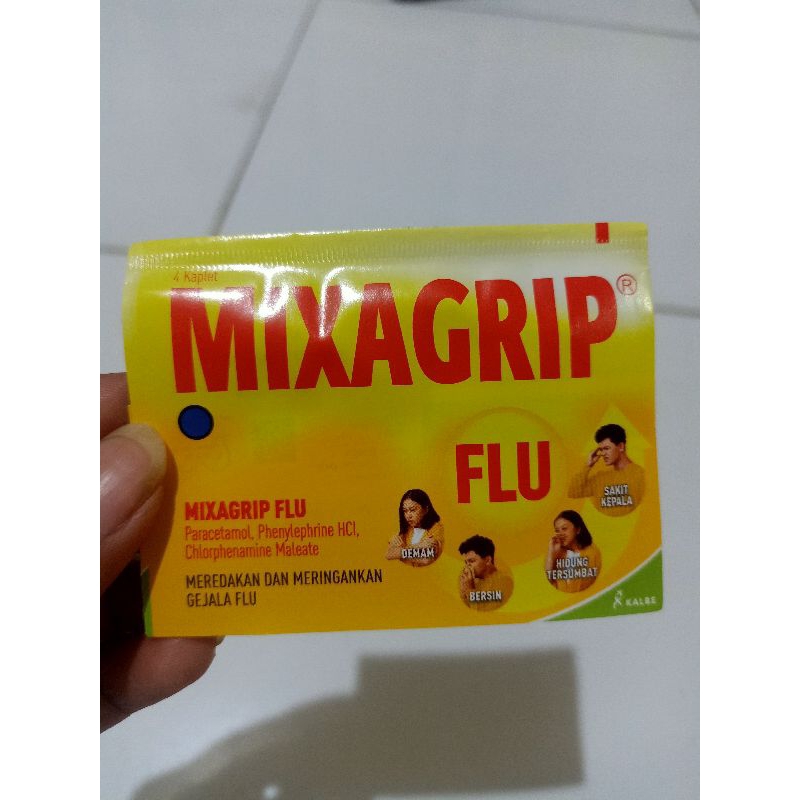Jual Mixagrip flu 1 strip isi 4 tablet | Shopee Indonesia
