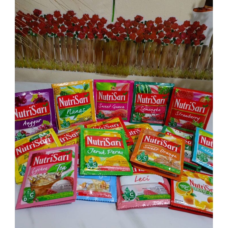 Jual Nutrisari Sachet All Varian harga per renceng | Shopee Indonesia