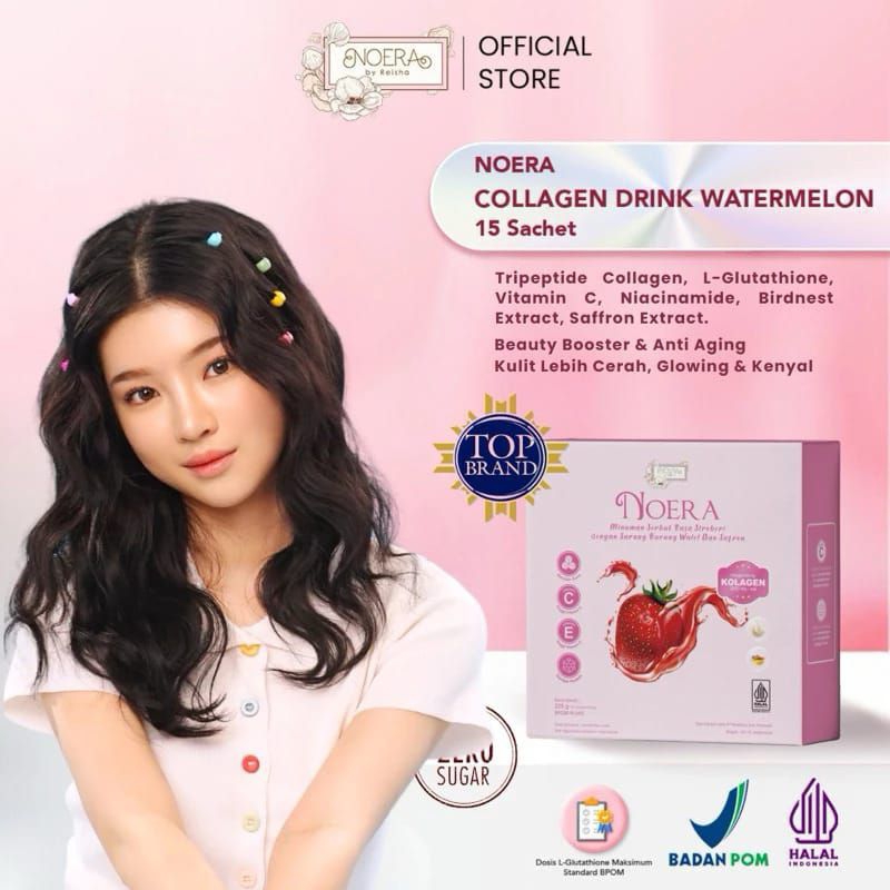 Jual 1 BOX ISI 16 SACHET NOERA COLLAGEN DRINK ORIGINAL BPOM HALAL ...