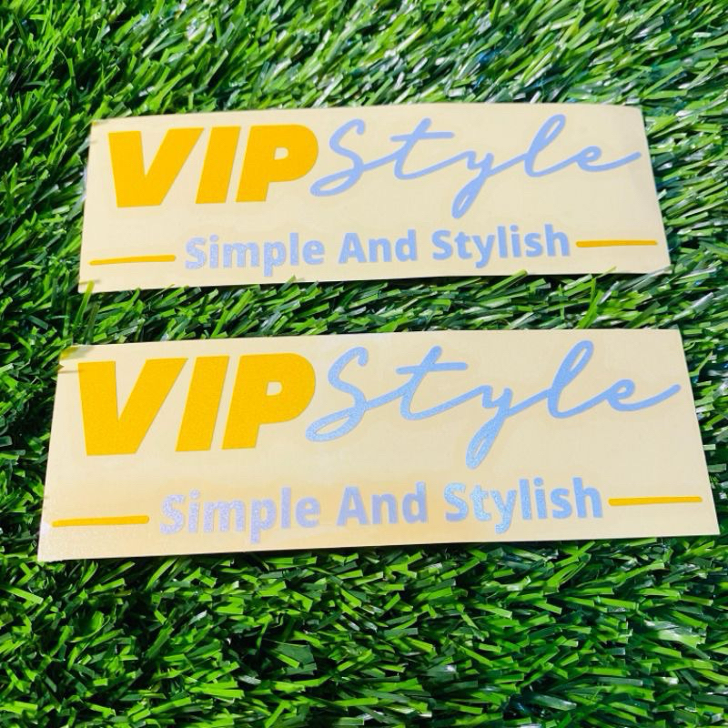 Jual Sticker cutting VIP style simple and stylish variasi sepeda motor ...