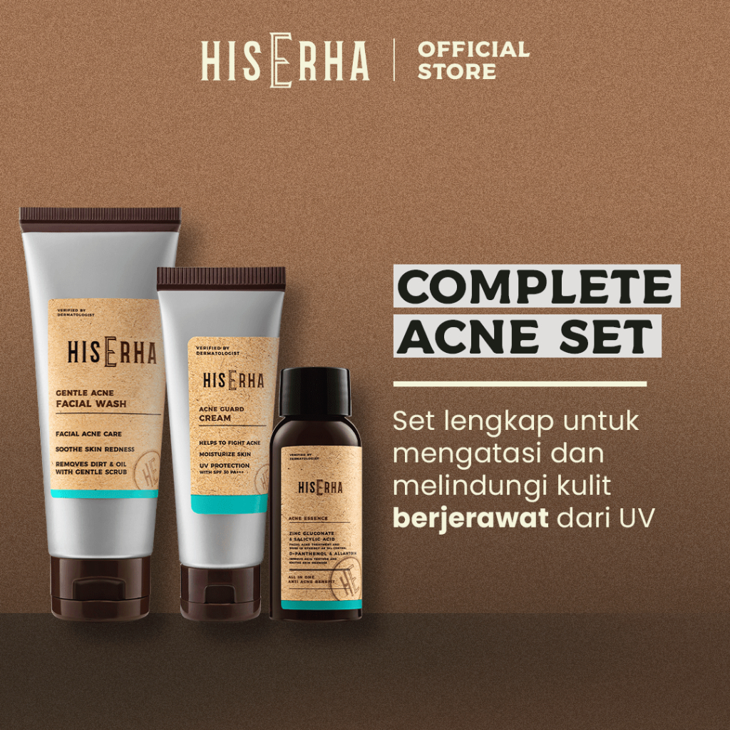 Jual HISERHA Brightening / Acne / Oil Control Complete Set | Shopee ...