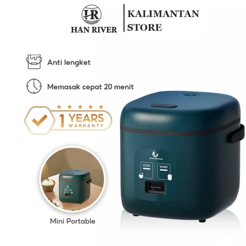 Jual HAN RIVER Rice Cooker HRRC04 magic com mini /Portable/Travel ...