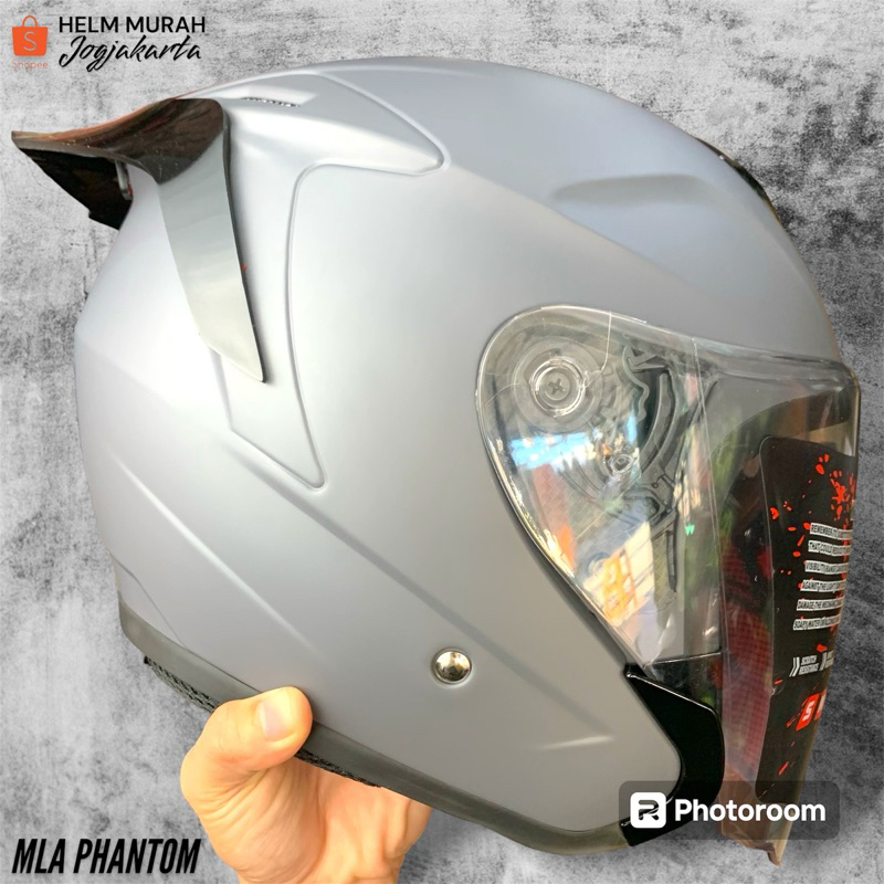 Jual [BISA COD] HELM HALF FACE STANDAR SNI MLA PHANTOM MIRIP INK ...