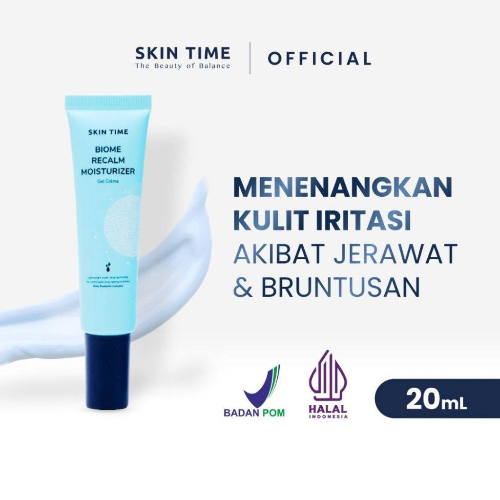 Jual [NEW LAUNCH] SKIN TIME Genobiotics Biome Recalm Moisturizer ...