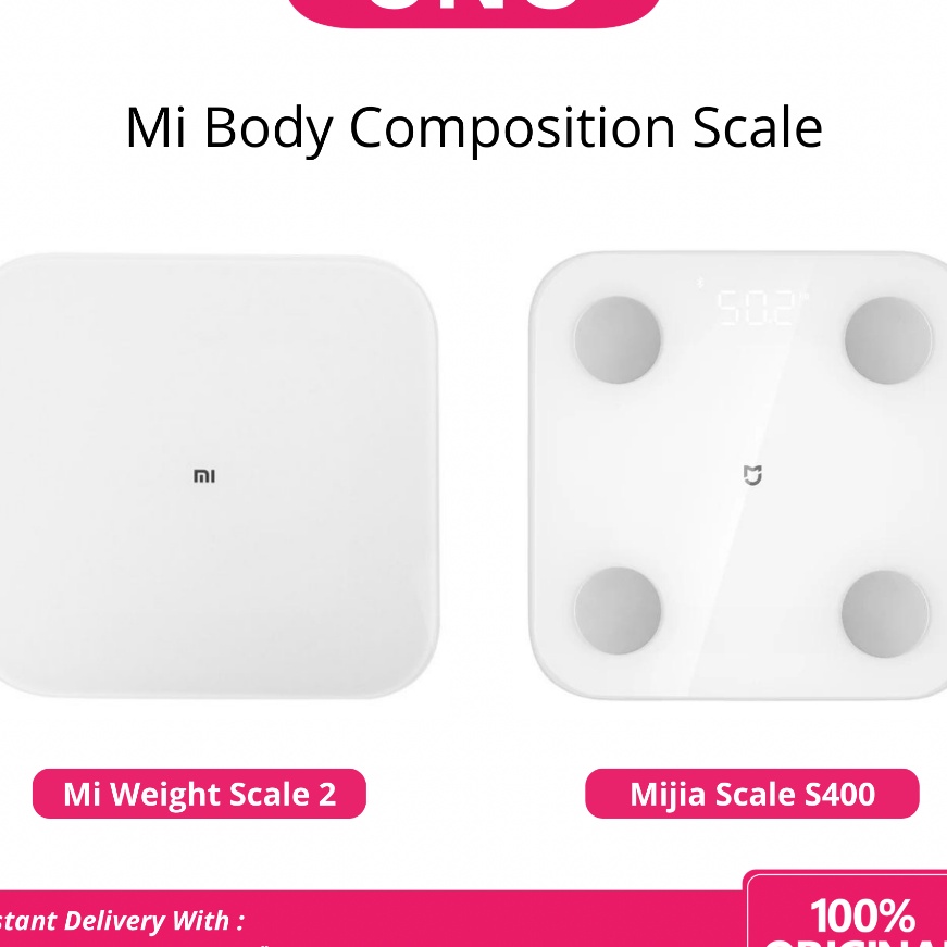 Jual Eksklusif Mi Scale Body Composition Weight Scale 2 Timbangan Badan ...