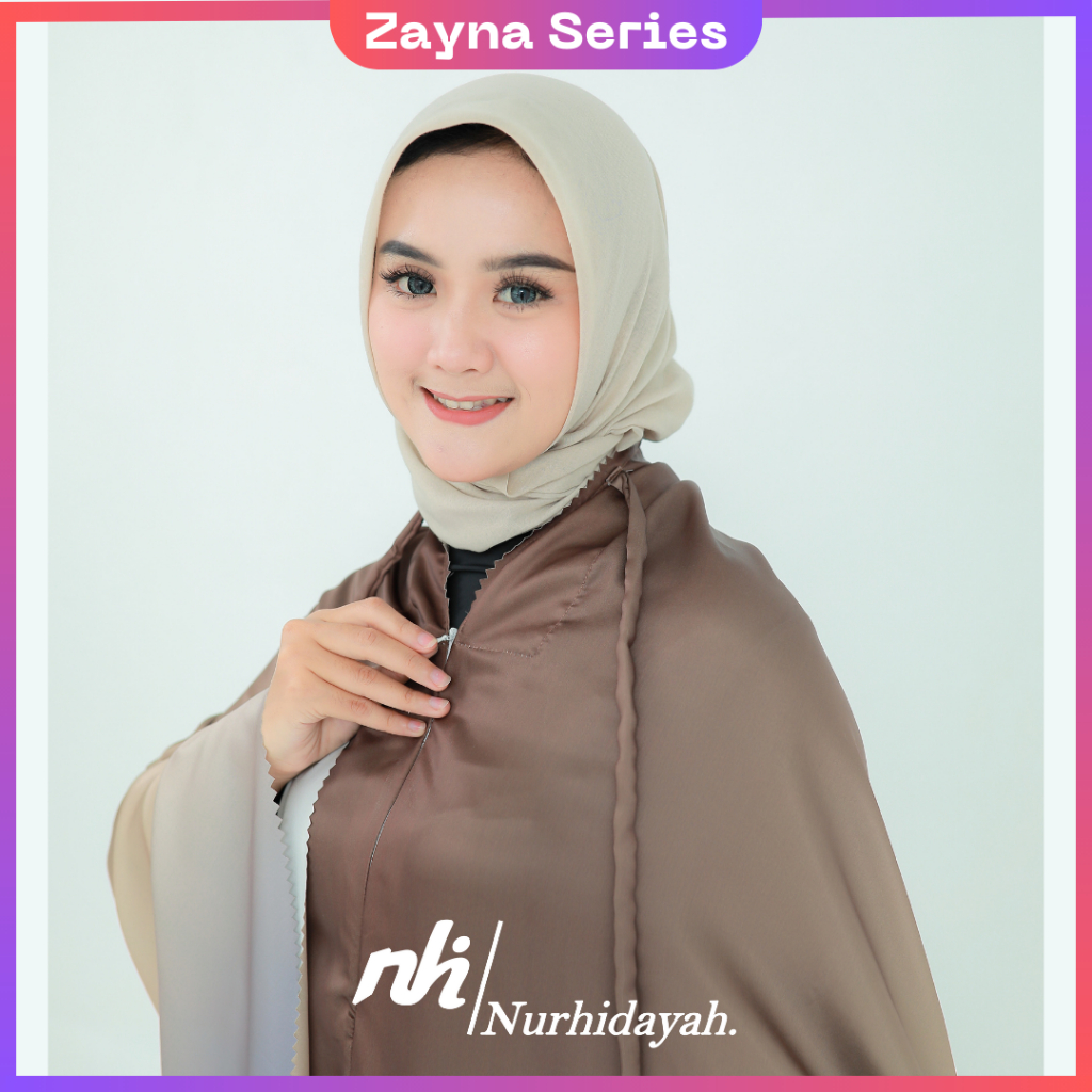 Jual Mukena Dewasa Premium Jumbo Gradasi 2In1 Silky Traveling Polos ...