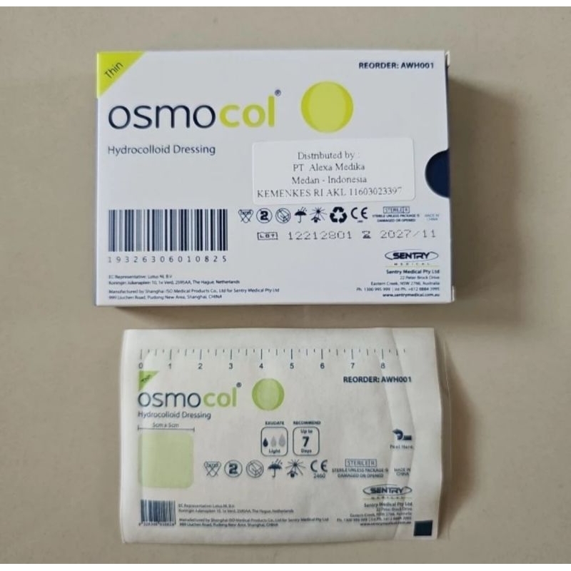 Jual Osmocol Hydrocolloid Extra Thin 5x5cm / Wound Dressing | Shopee ...