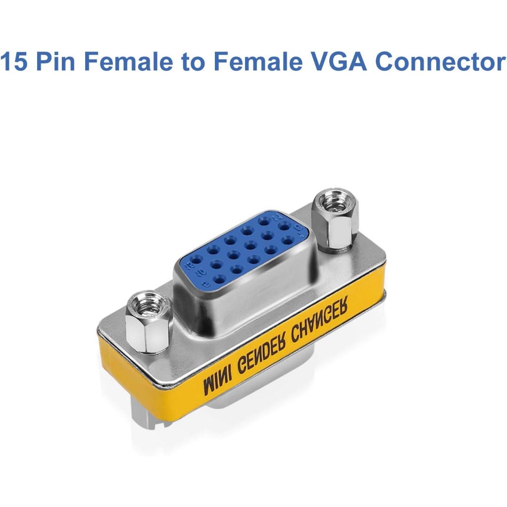 Jual Converter VGA Konektor Connector 15 Pin Female to Female Mini ...