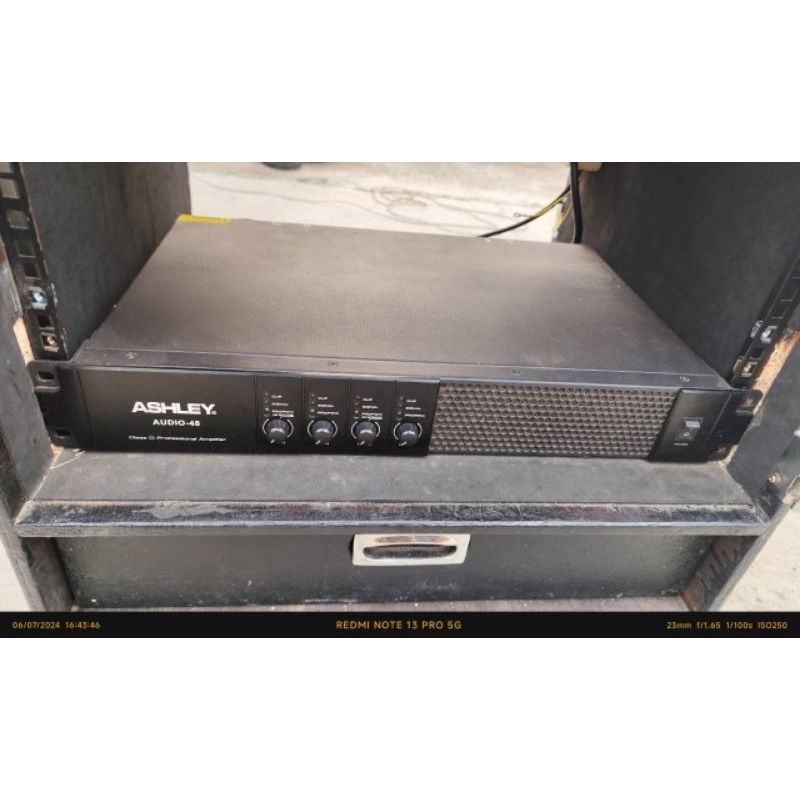 Jual POWER AMPLIFIER ASHLEY AUDIO 48 AUDIO 48 4CH 4X800 WATT CLASS D ...