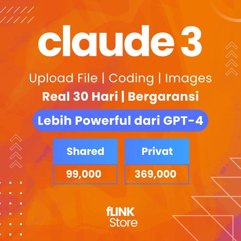 Jual KODE L3O CLAUDE AI 3 PRO PREMIUM 3 HARI RESMI | Shopee Indonesia