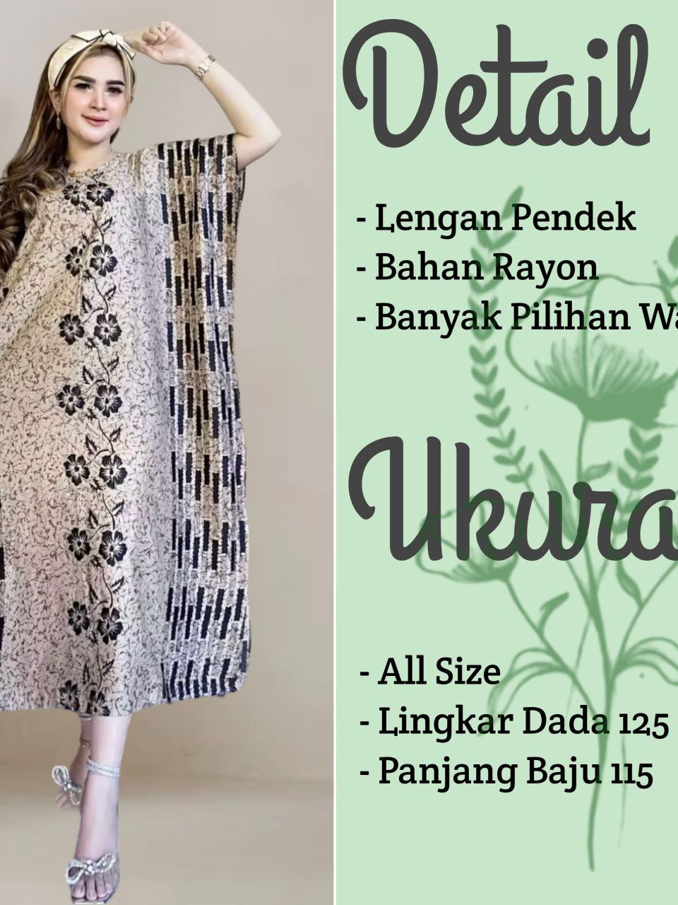 Jual daster lowo model kekinian motif batik | Shopee Indonesia