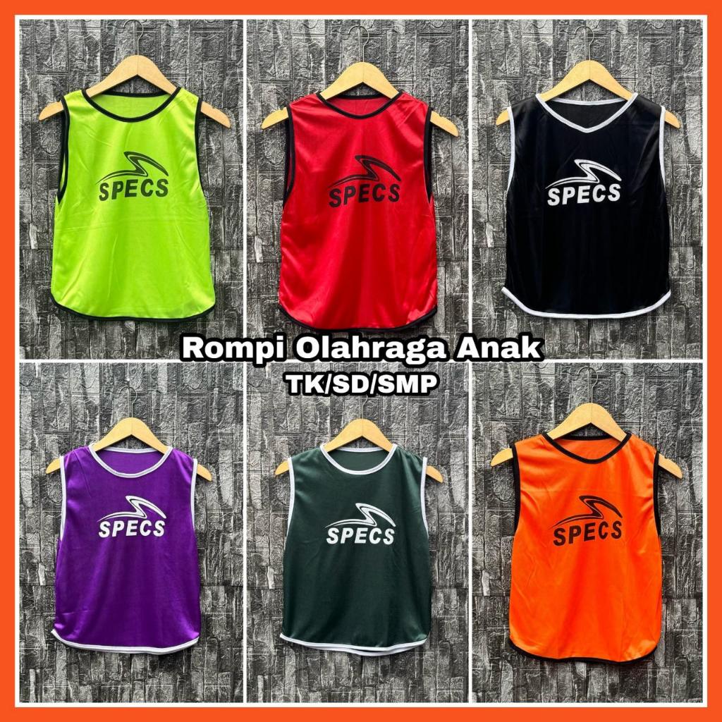 Jual Rompi Bola SSB anak anak Rompi futsal anak kids 5-15 tahun Rompi ...