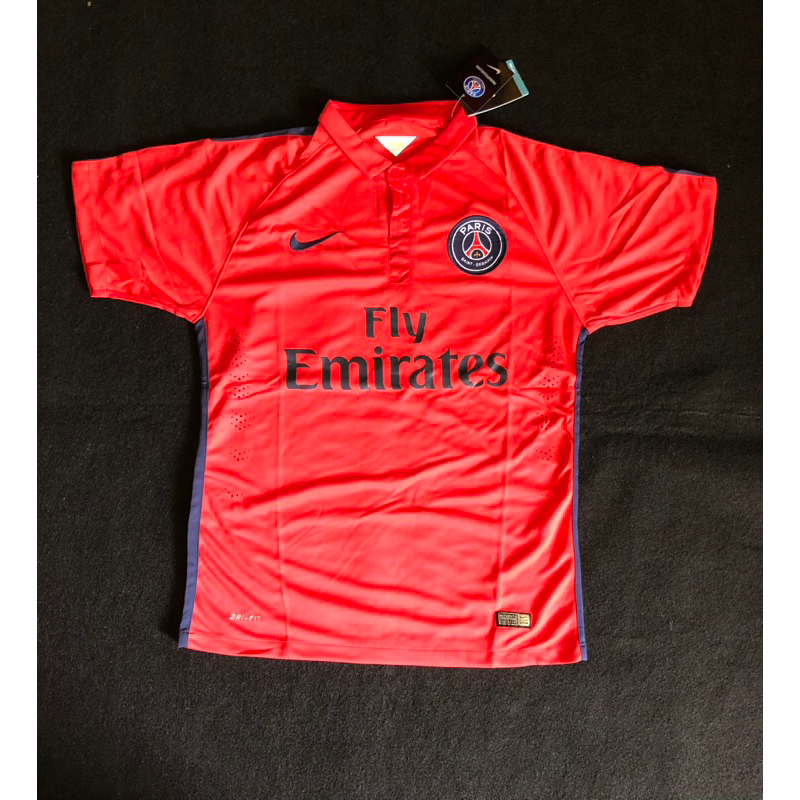 Jual Jersey Bola Retro Psg Away Kera Merah 2014 GO-BNWT | Shopee Indonesia