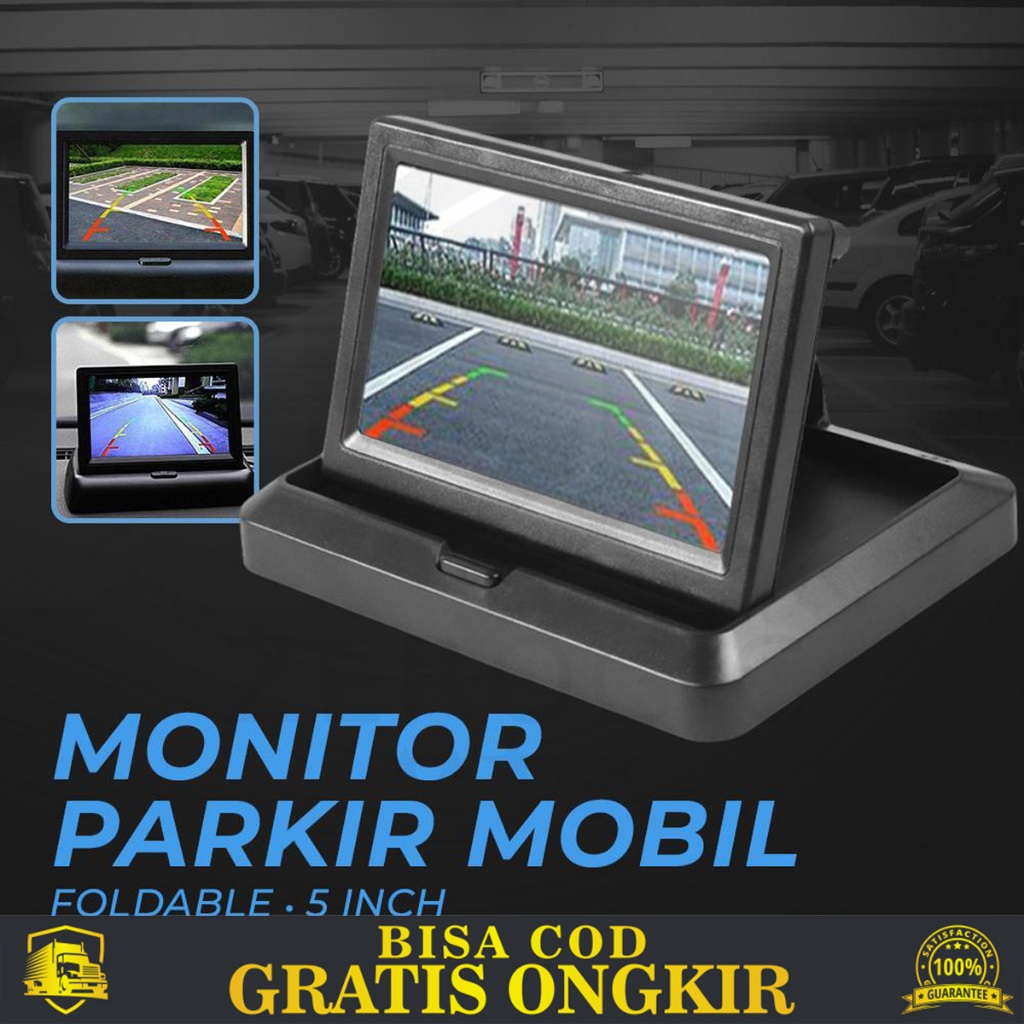 Jual MONITOR PARKIR MOBIL LAYAR 5INCI CAR BACKUP FOR REAR VIEW DISPLAY ...