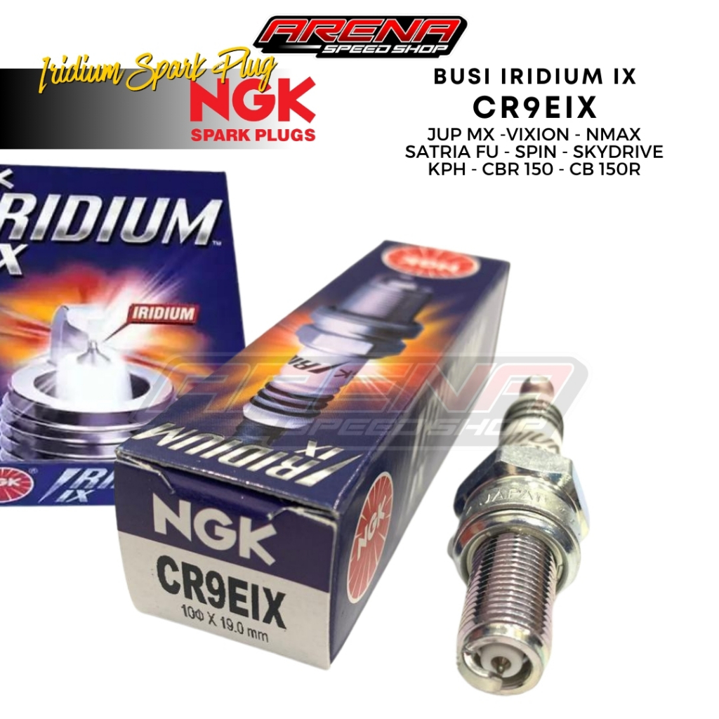 Jual NGK Iridium IX CR9EIX Busi Iridium Satria FU MX King Sonic 150 Karisma KPH High Performance ...