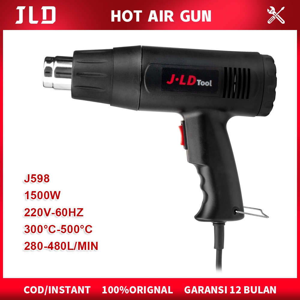 Jual JLD Hot air gun Mesin Pemanas Pistol Angin Panas 1500w Dryer Heat Solder Thermal Heat Gun 2 ...