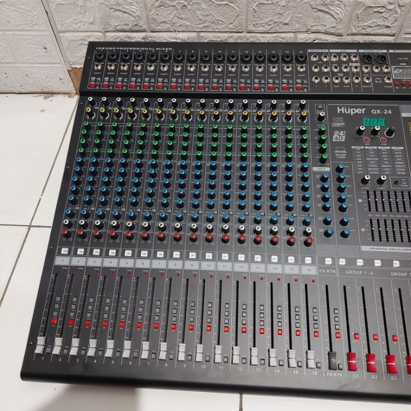 Jual mixer 24 channel Huper QX 24 ori | Shopee Indonesia