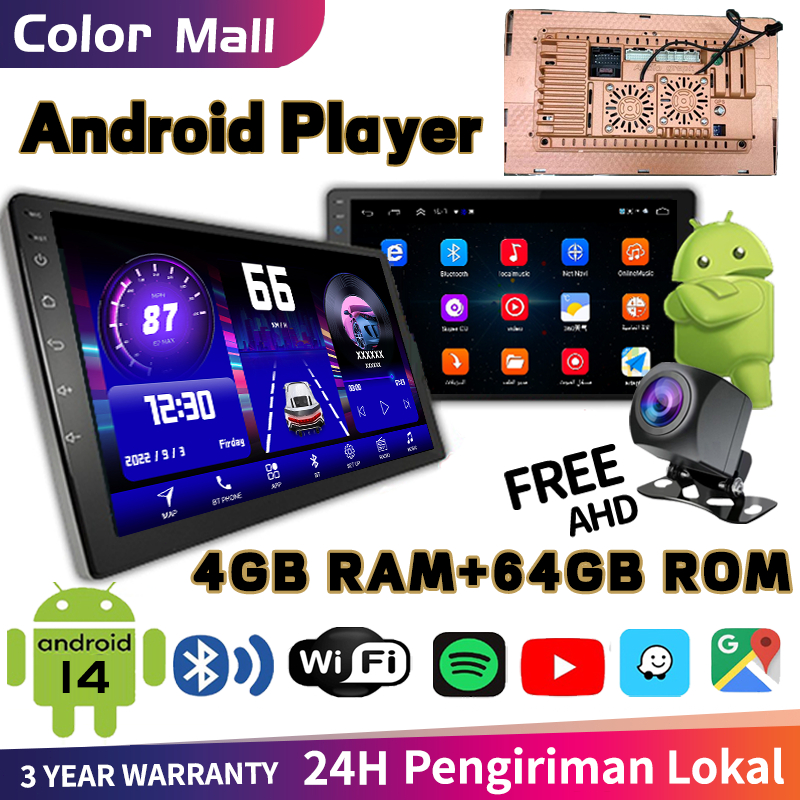 Jual 【Pasang di rumah】 with cooling system 4G+64G IPS Screen Head Unit ...